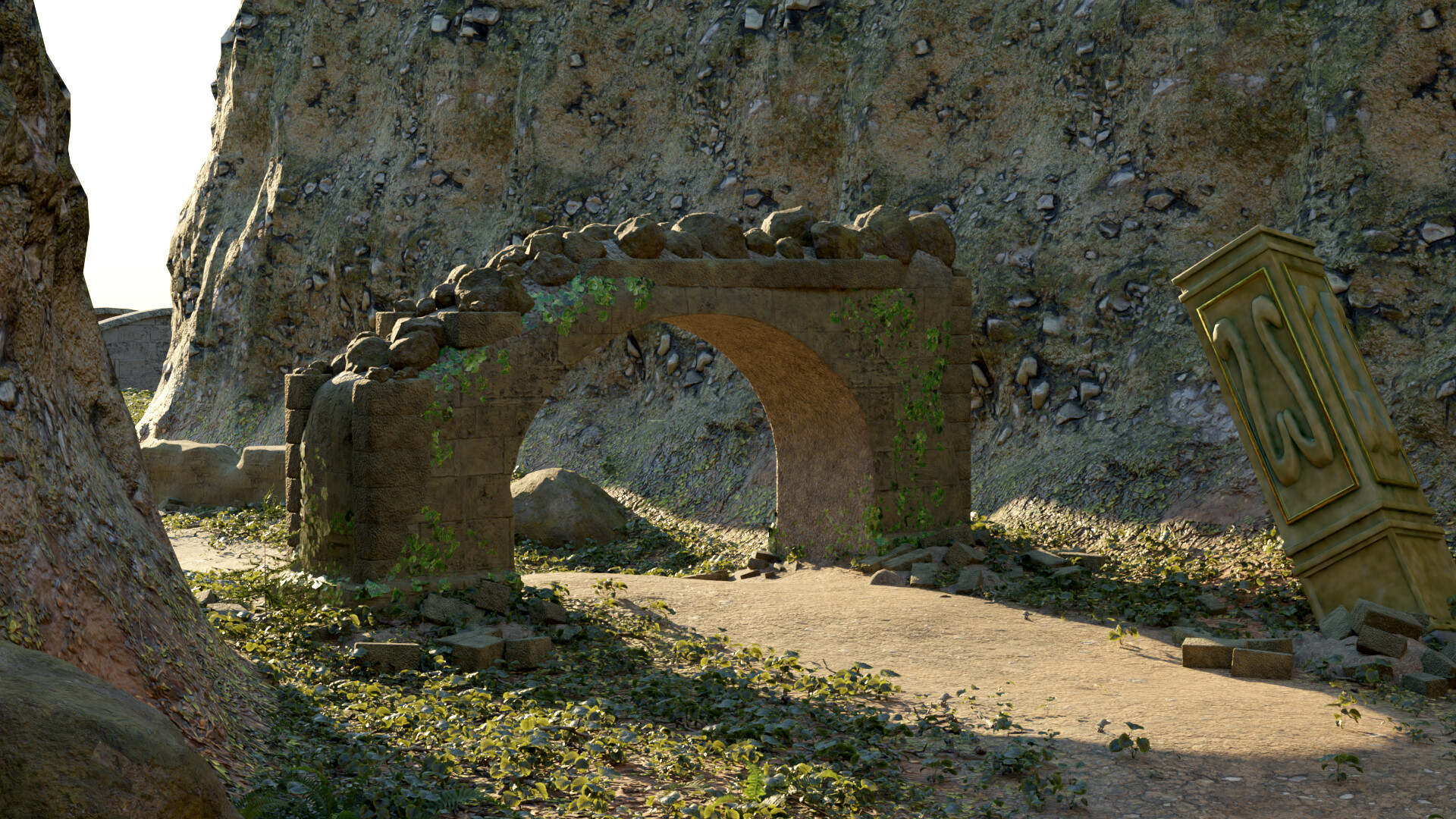 ArtStation - Temple Ruins