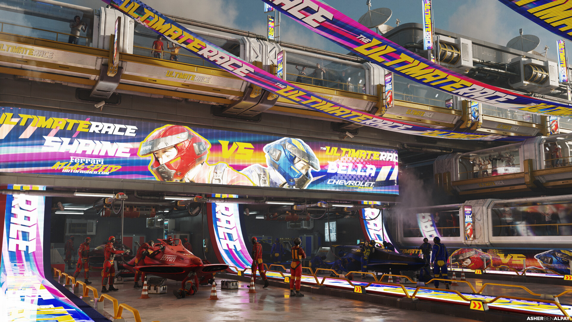 ArtStation - The Ultimate Race - Race Day!