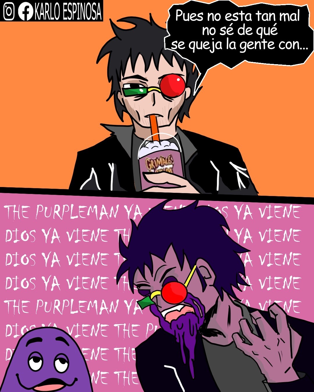 ArtStation - La maldición del Grimace Shake