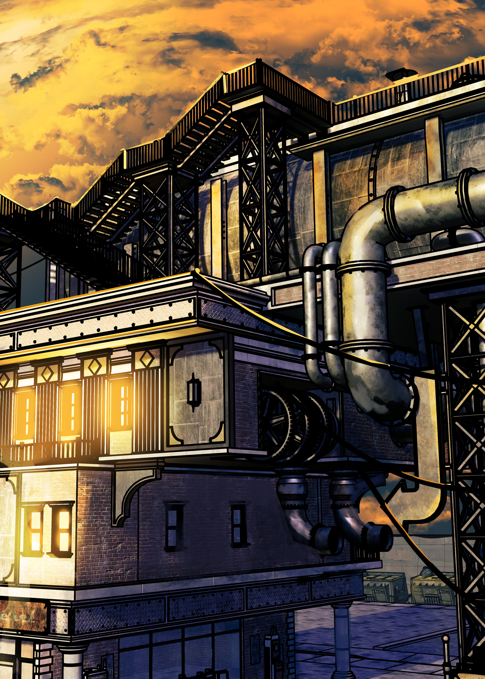 ArtStation - Steampunk Factory