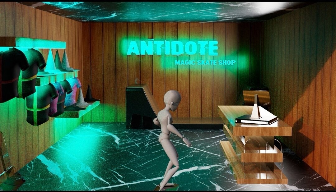 ArtStation - Antidote Magic Skate Shop