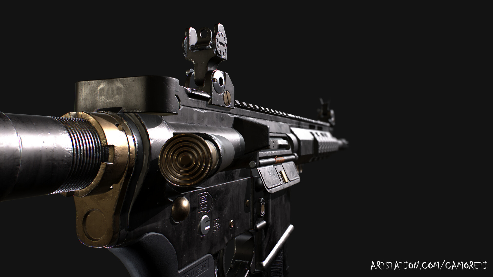 ArtStation - Tactical rifle