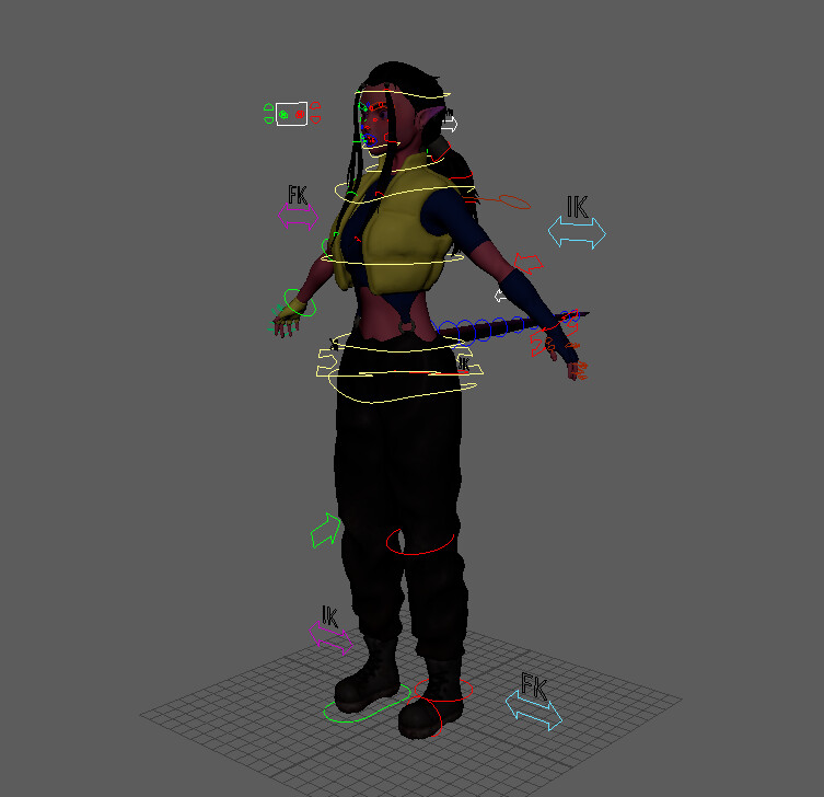 ArtStation - Tseerah - Character rig