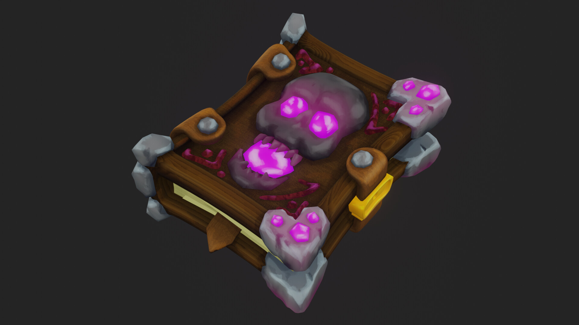 ArtStation - Necromancy Book Hand-Painted