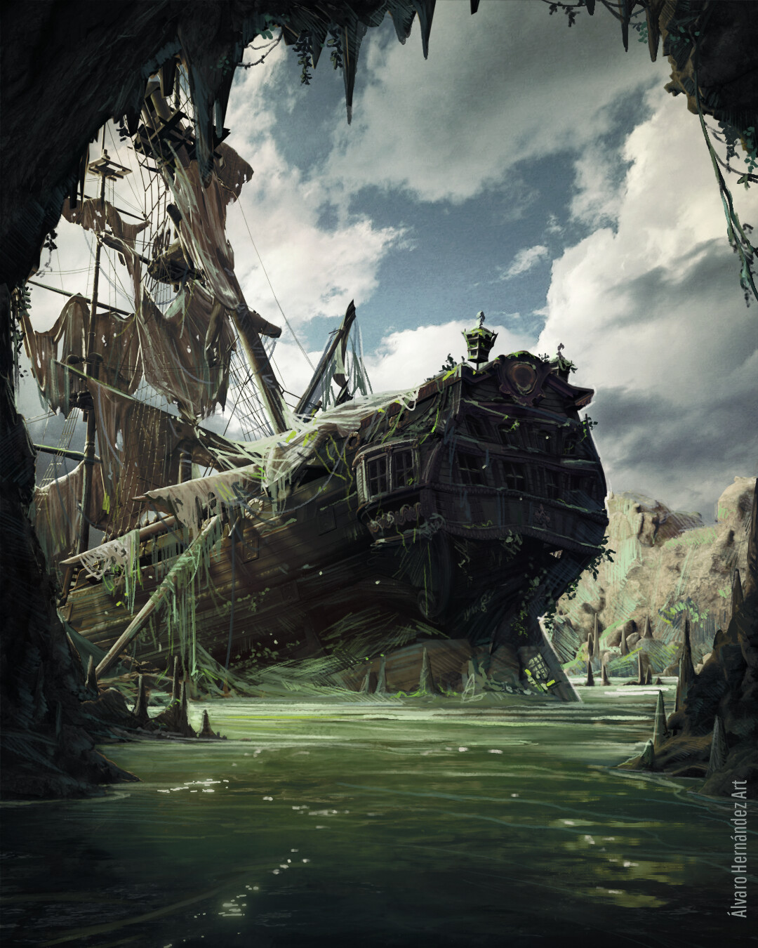 ArtStation - Ship Cave