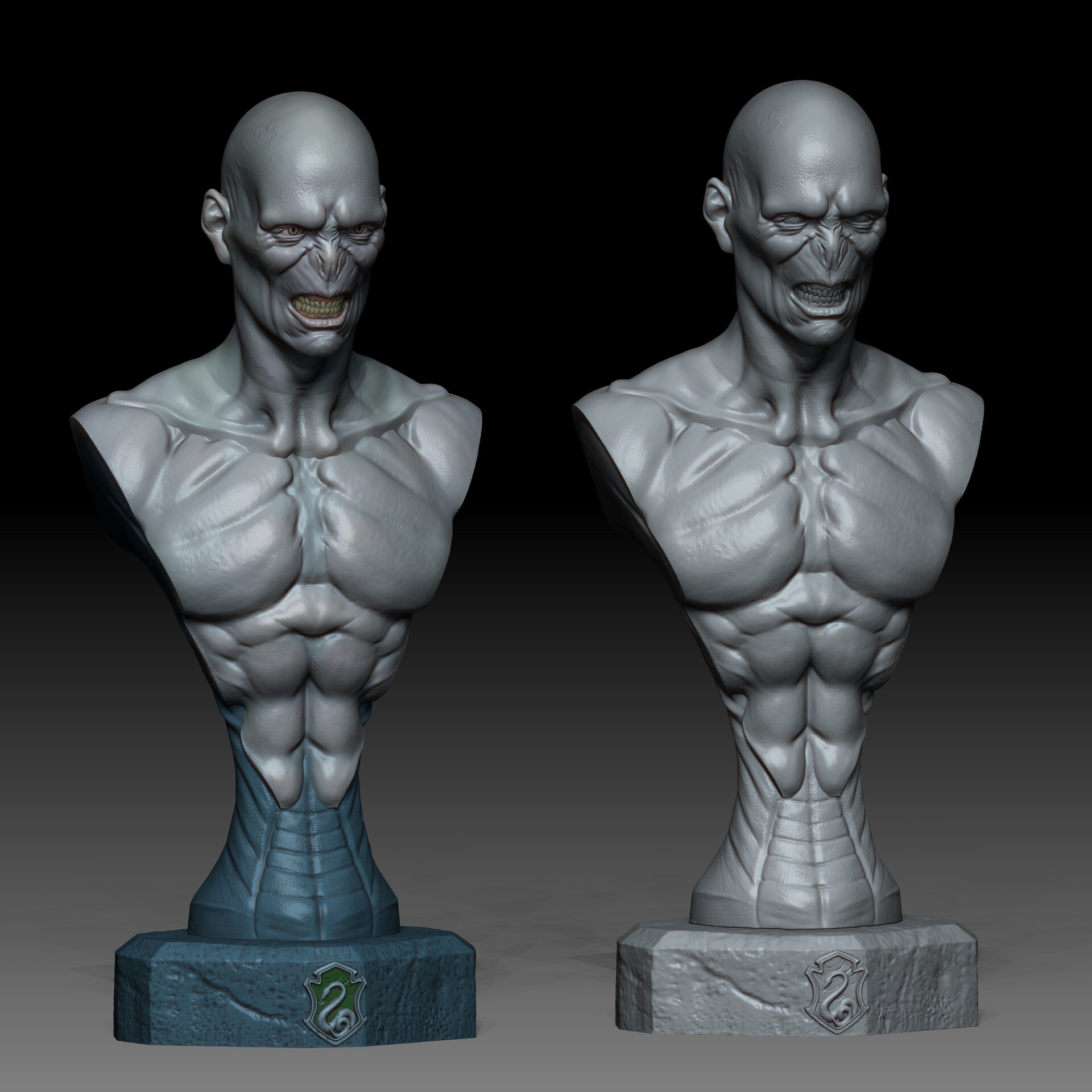 ArtStation - Lord Voldemort from Harry Potter for 3D printing