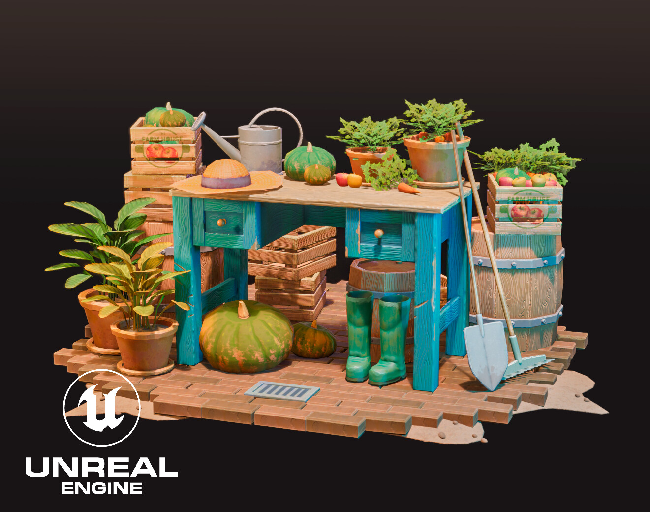ArtStation - Summer Garden - Unreal Engine Assets