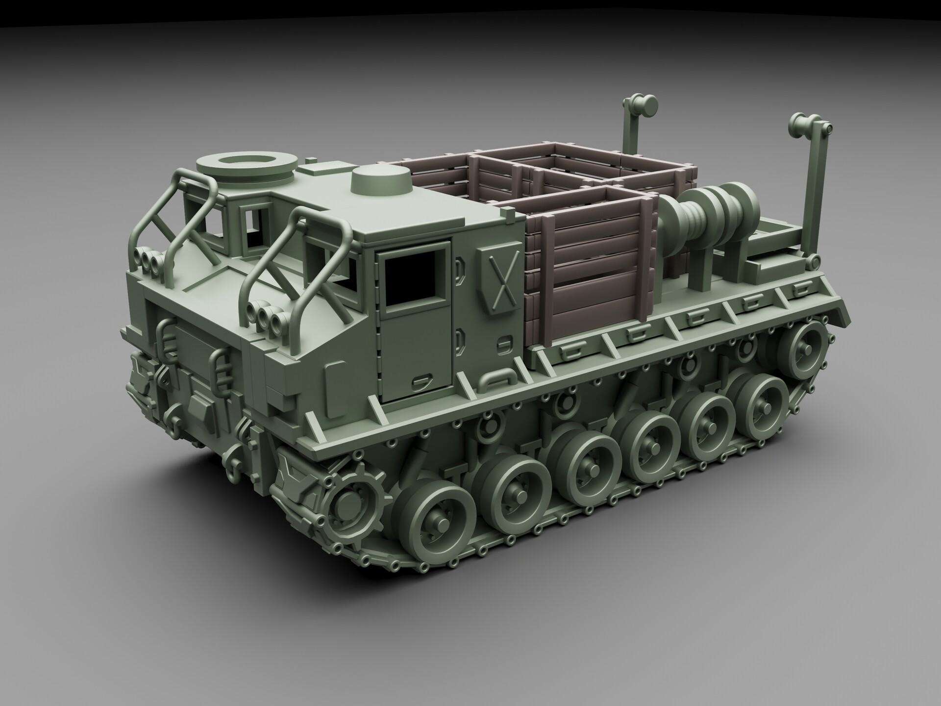 ArtStation - M8 High Speed Tractor 3d Model Project