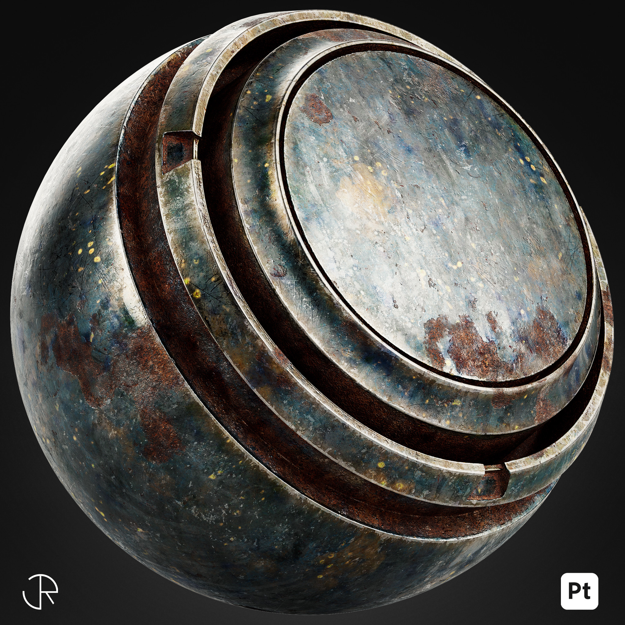 Javad Rajabzade - Tarnished Steel Material Substance 3d Painter