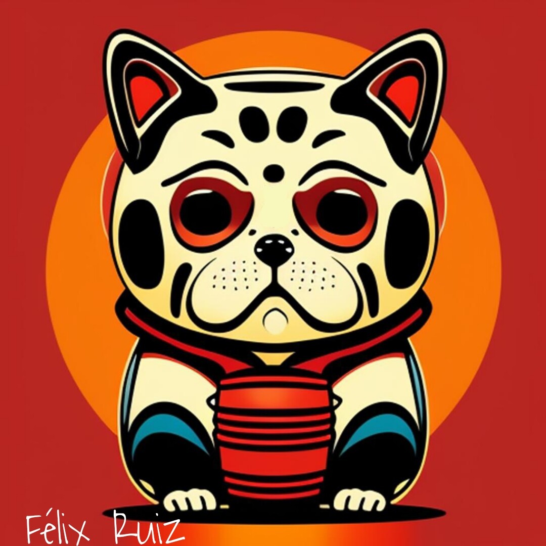 ArtStation - Maneki dog - Félix Ruiz Nguyên BEU