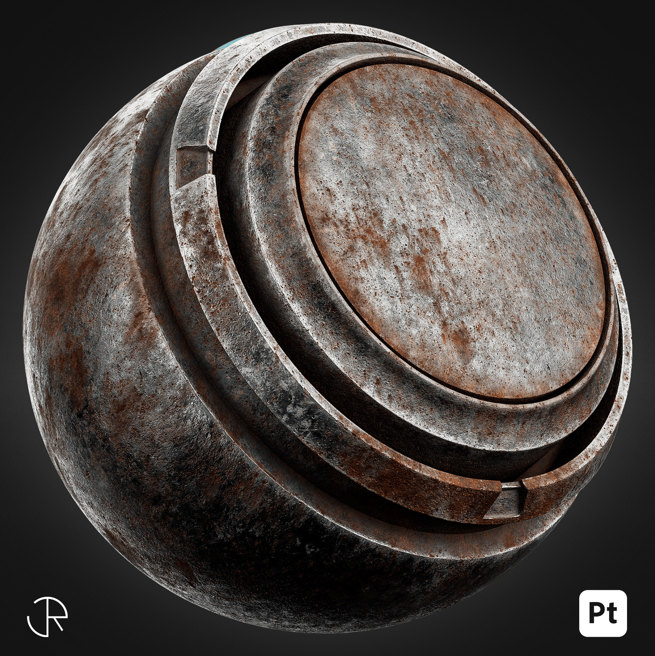 Javad Rajabzade - Tarnished Steel Material Substance 3d Painter