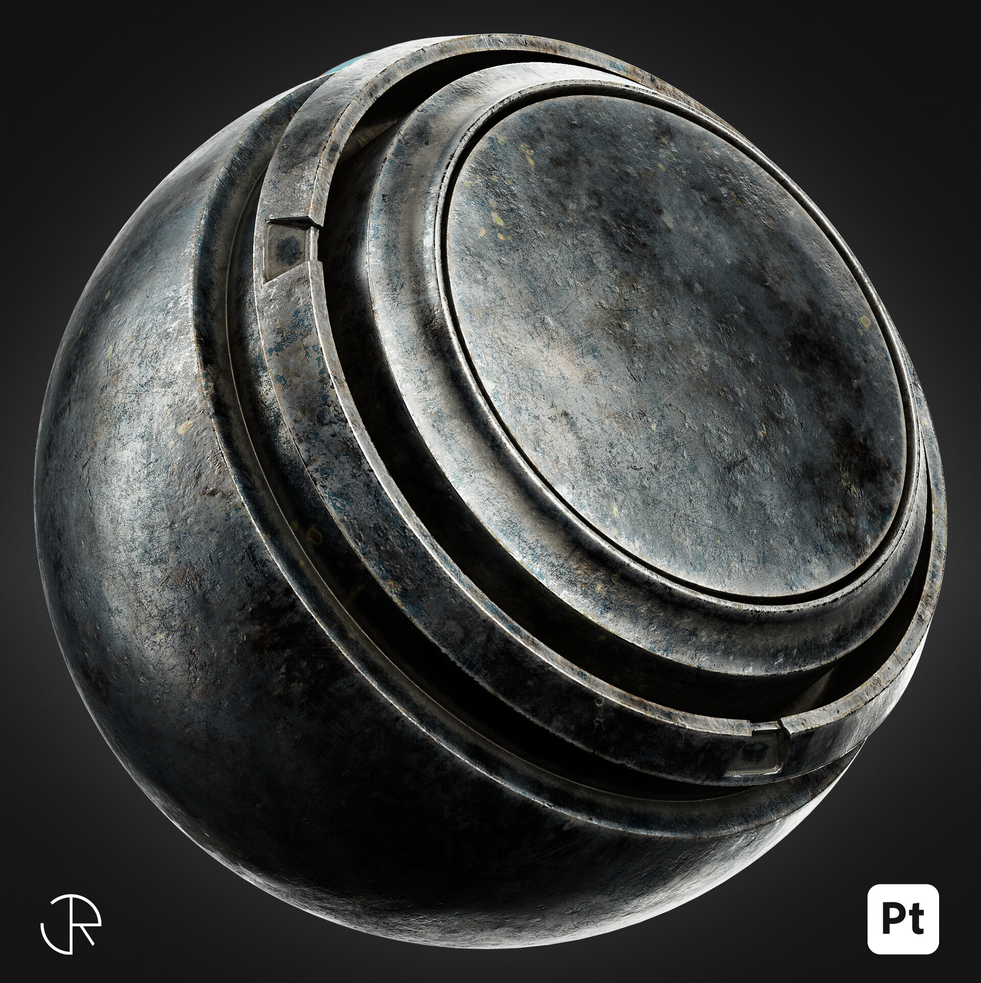 Javad Rajabzade - Tarnished Steel Material Substance 3d Painter