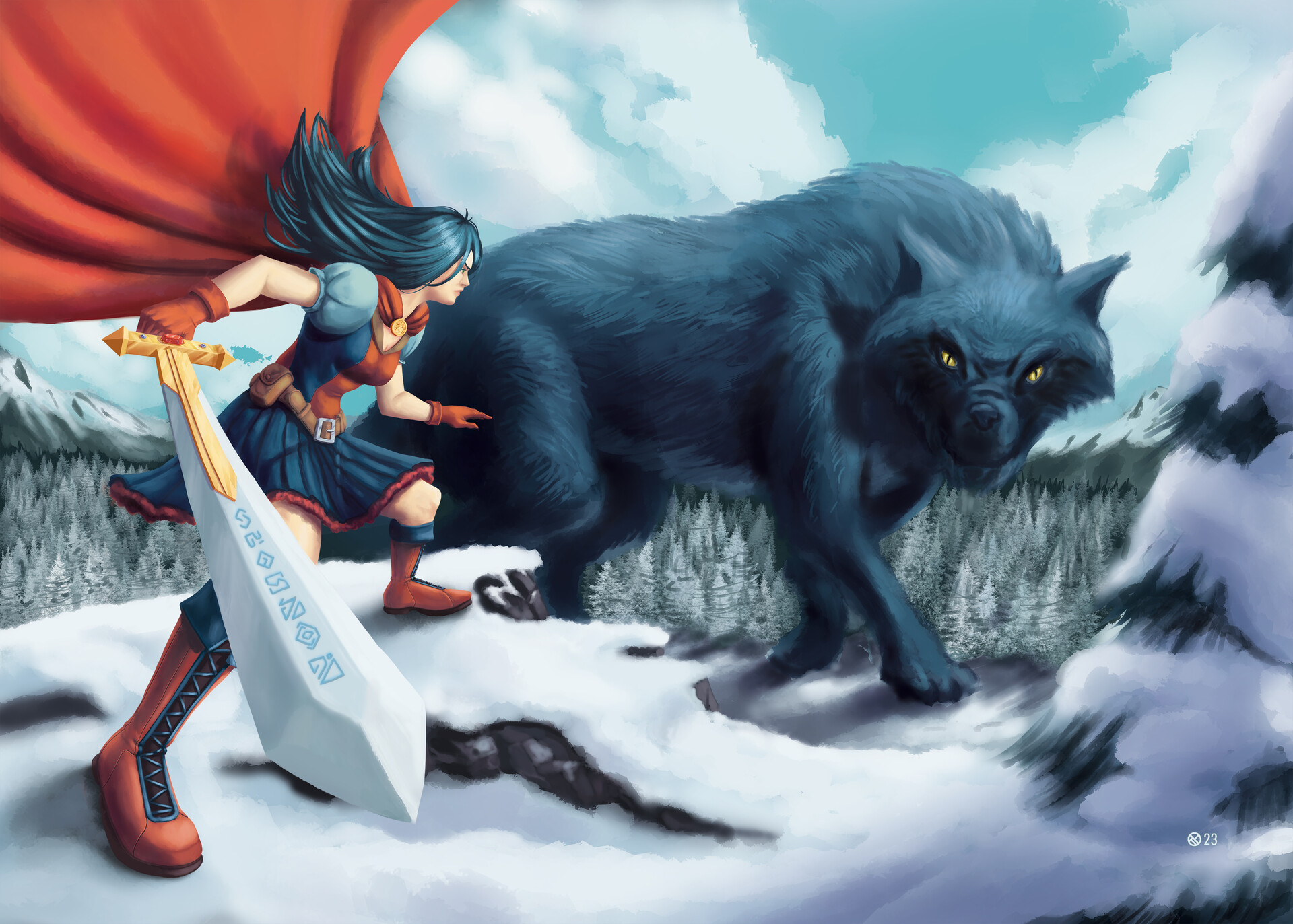 ArtStation - Little Red Riding Hood || Epic Fantasy Ver