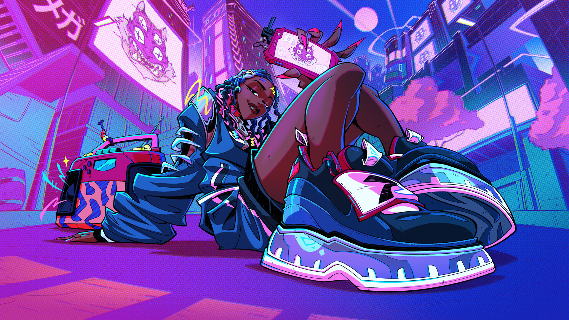 ArtStation - FUTURE-FI IMANI | FORTNITE Loading Screen