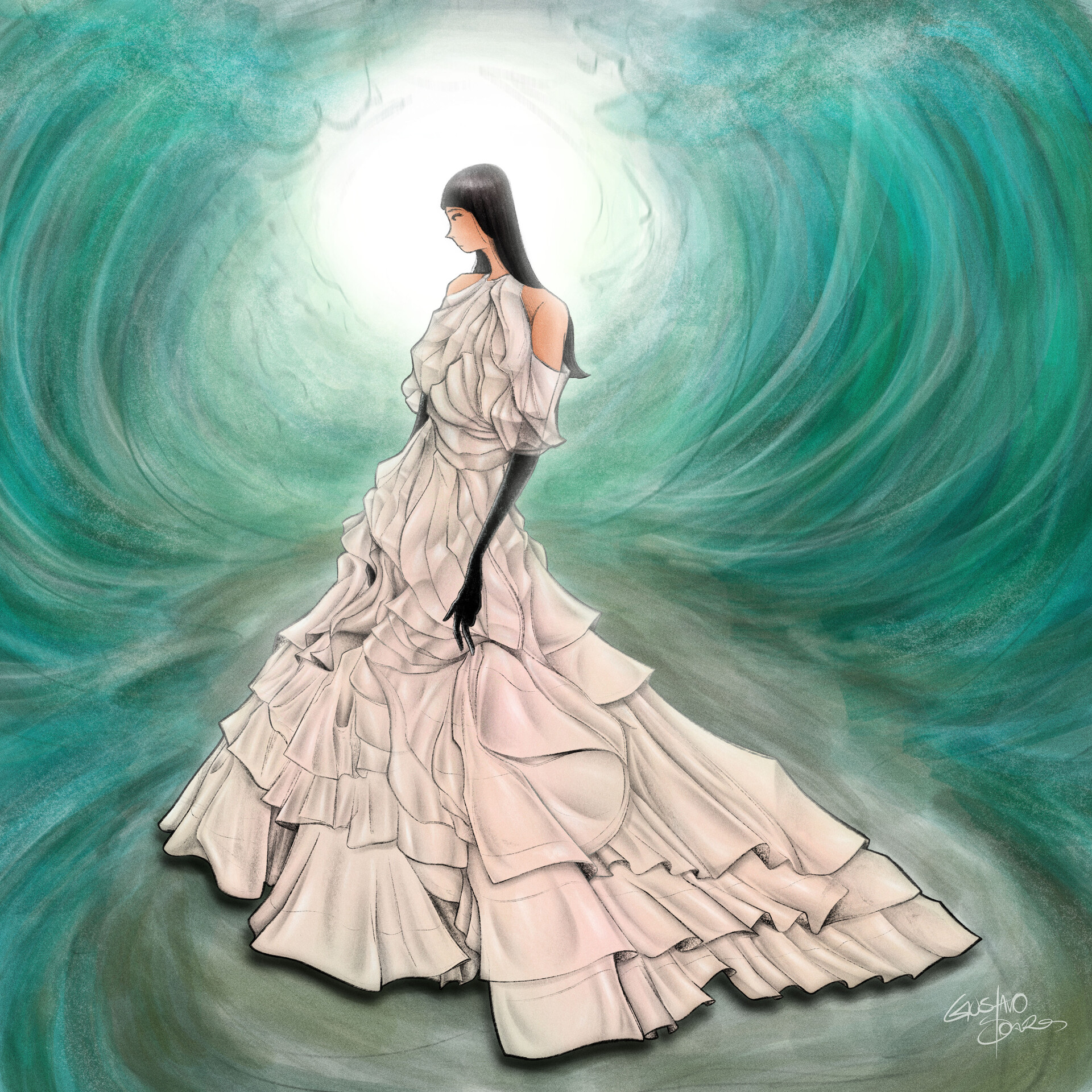 ArtStation - Lady of the Tide Path