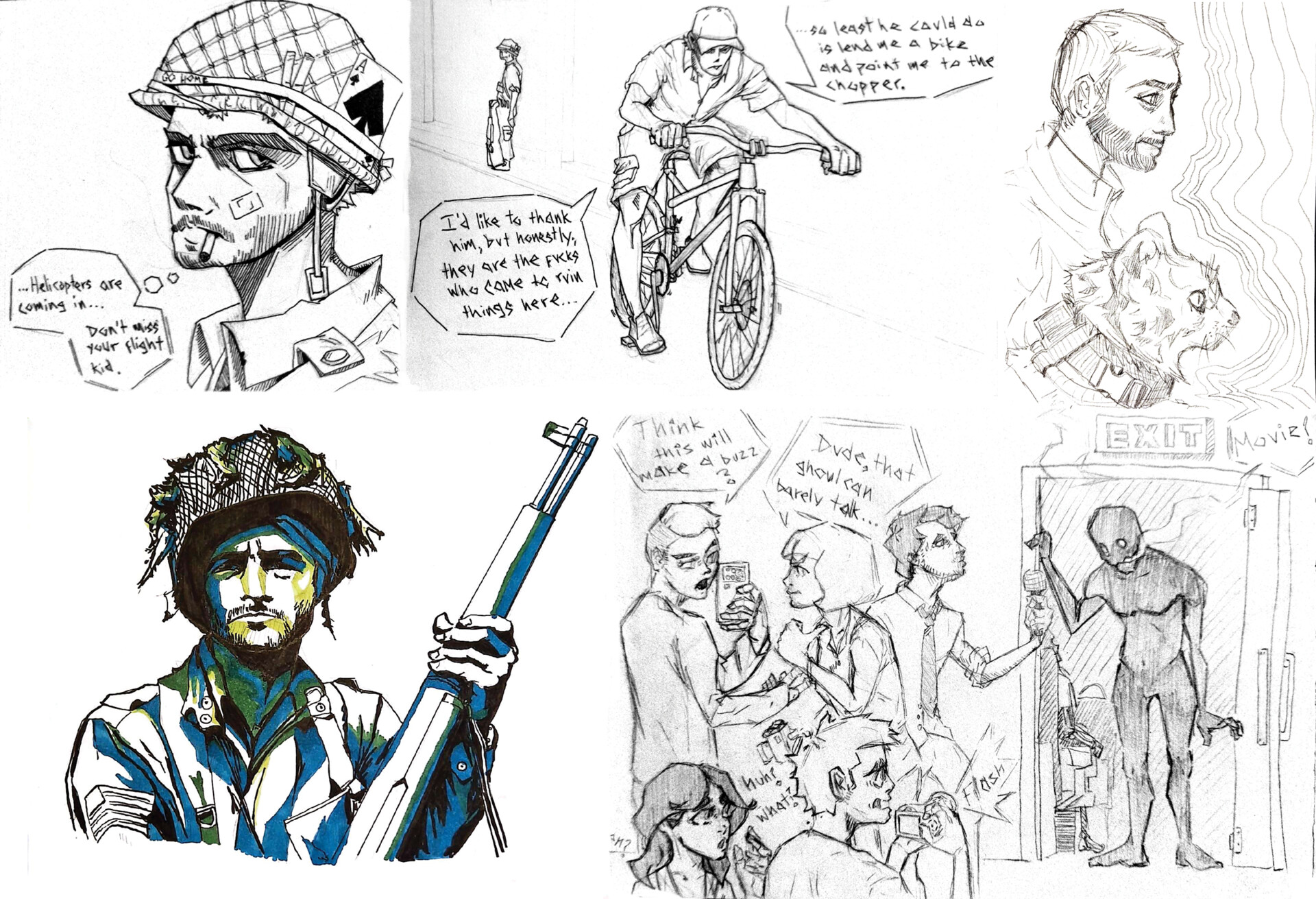 ArtStation - Some Sketches 1