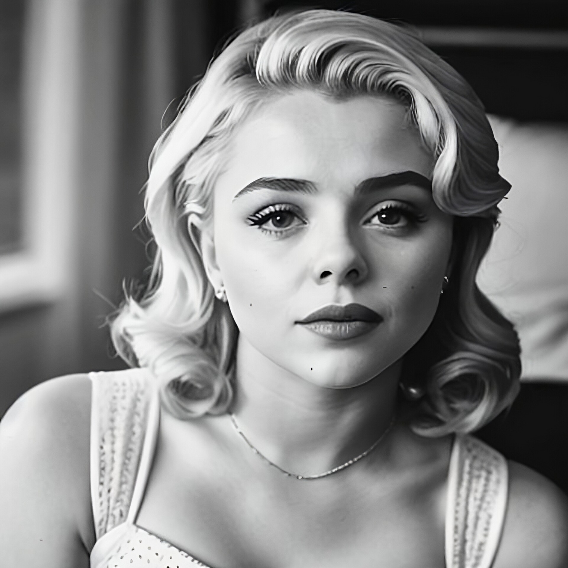 ArtStation - Ai inspired art of modern actress as 1950s