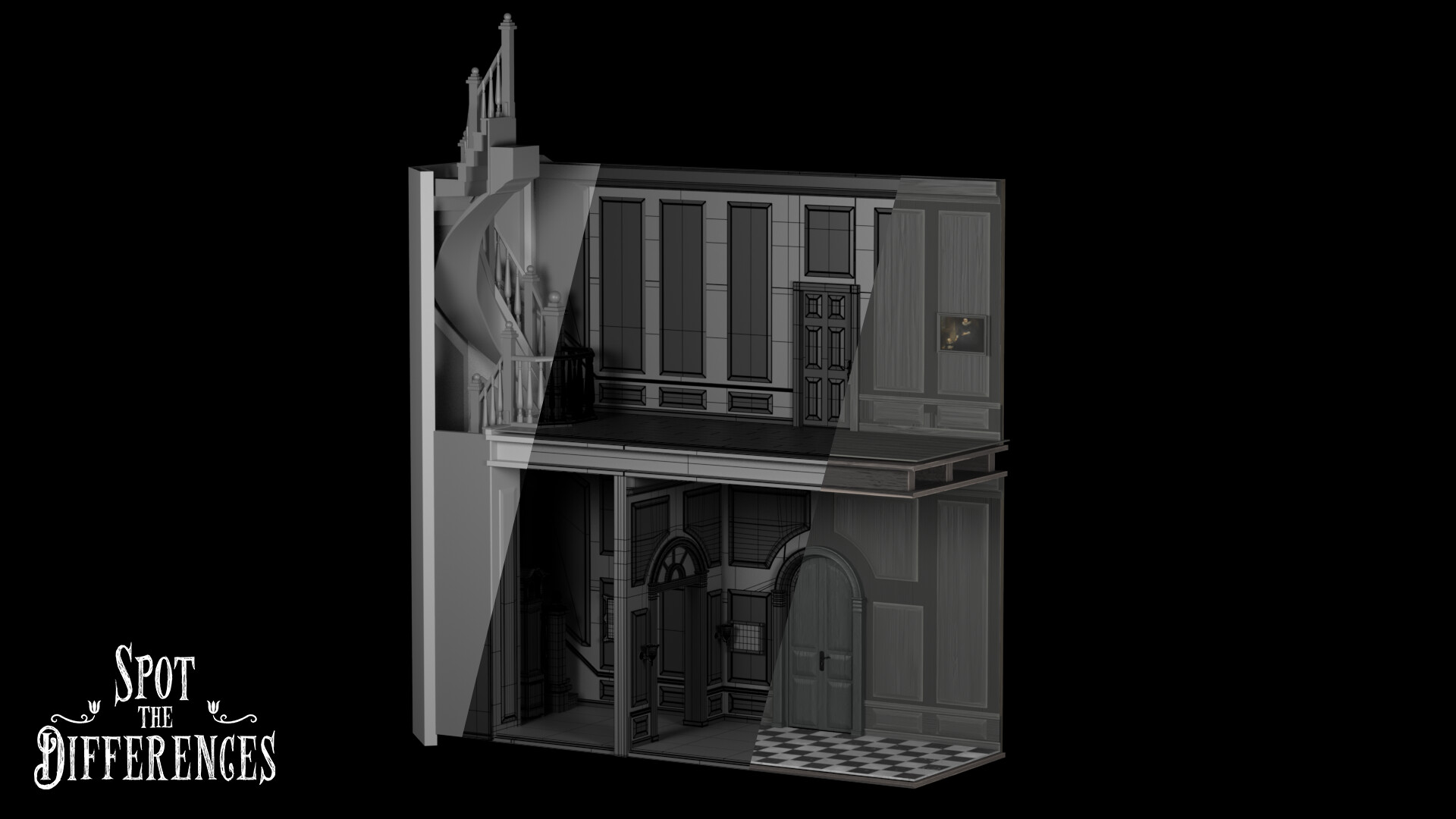 ArtStation - Doll Entrance - Spot the Differences