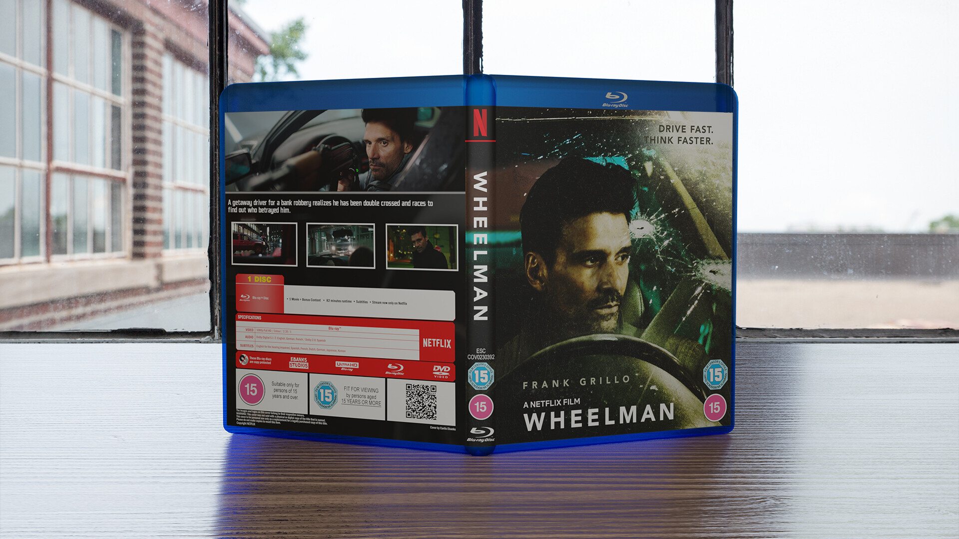 ArtStation - Wheelman (2017) Custom Blu-ray Cover