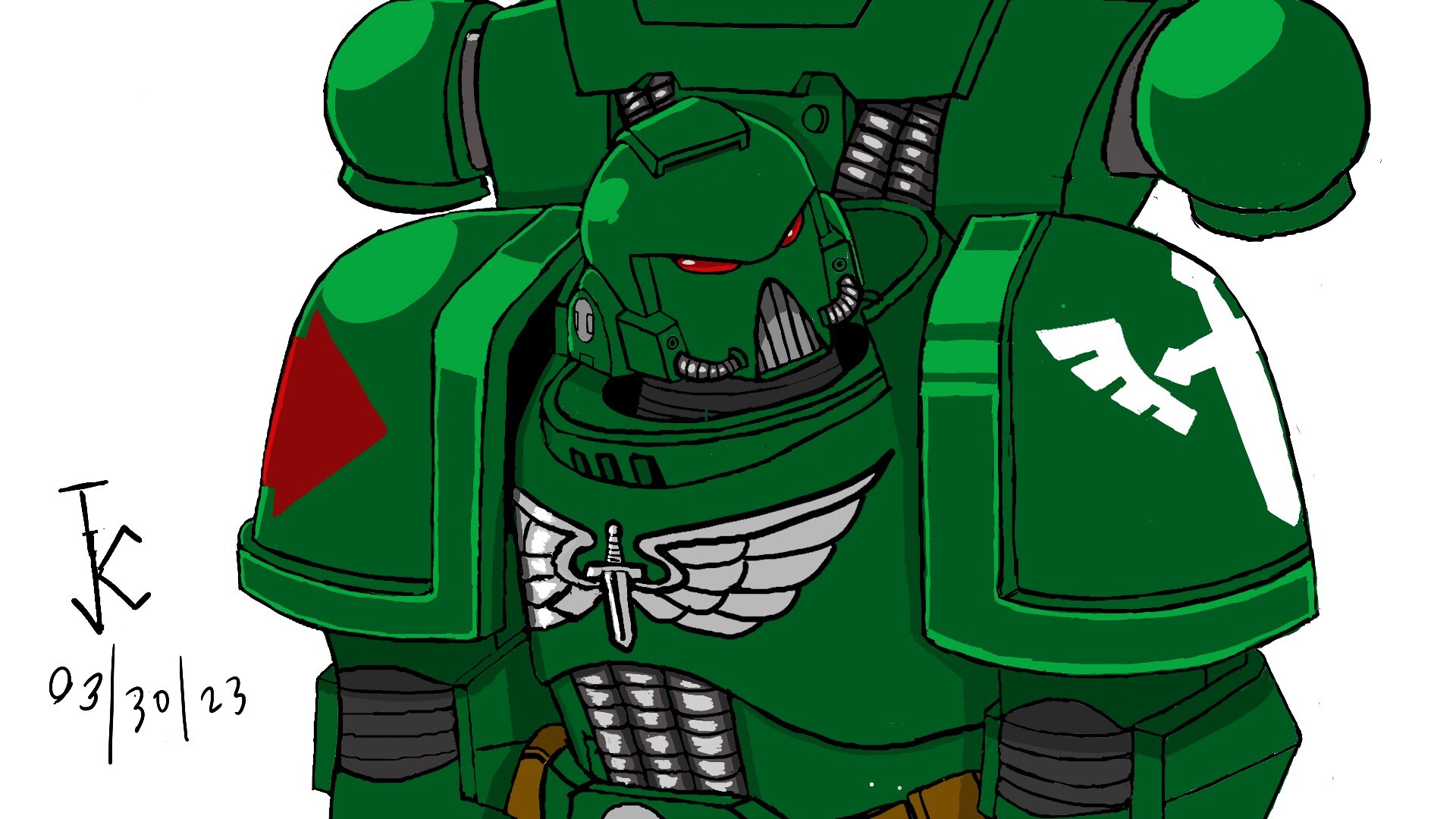 ArtStation - Dark Angels 40k