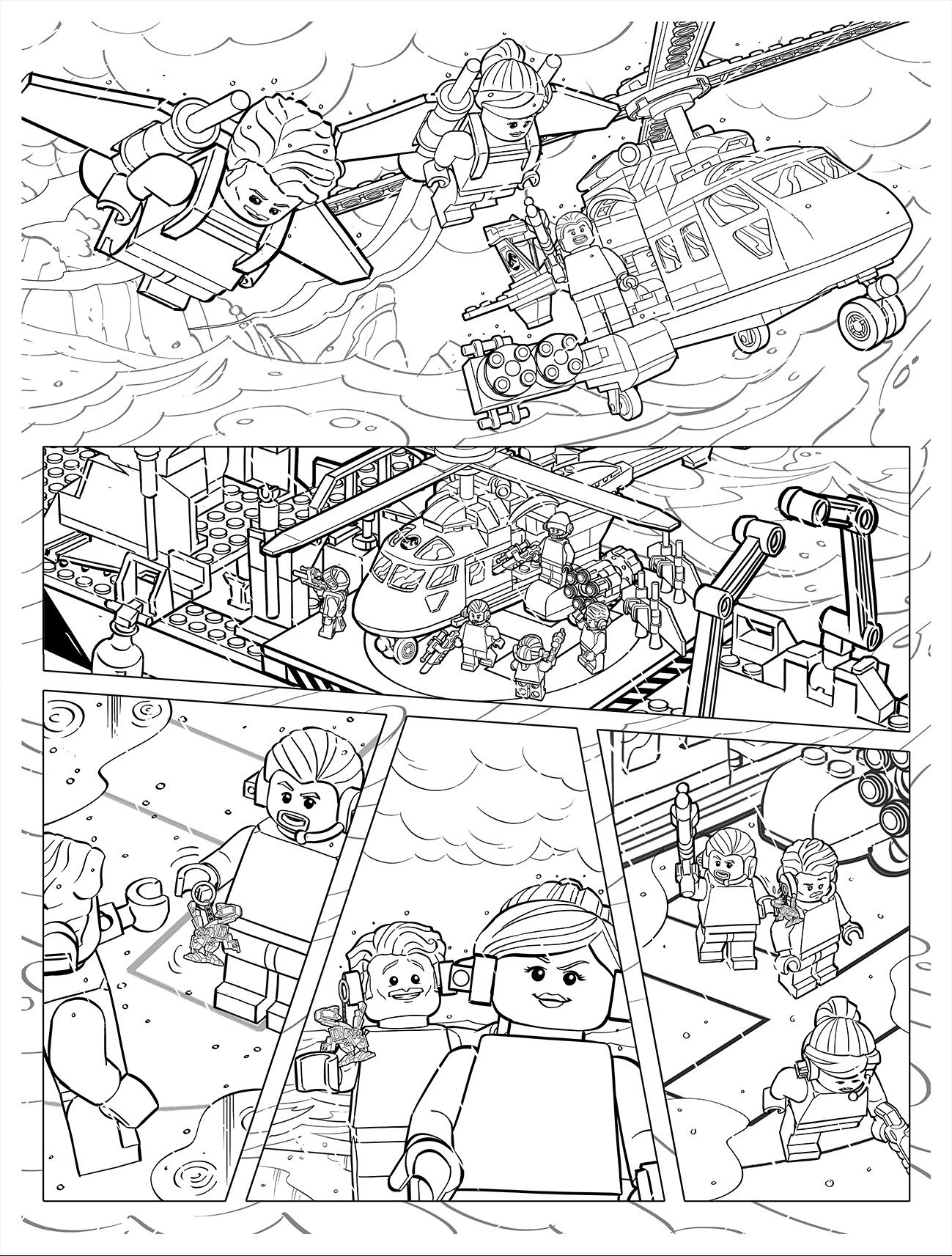 Lego City Undercover Coloring Pages