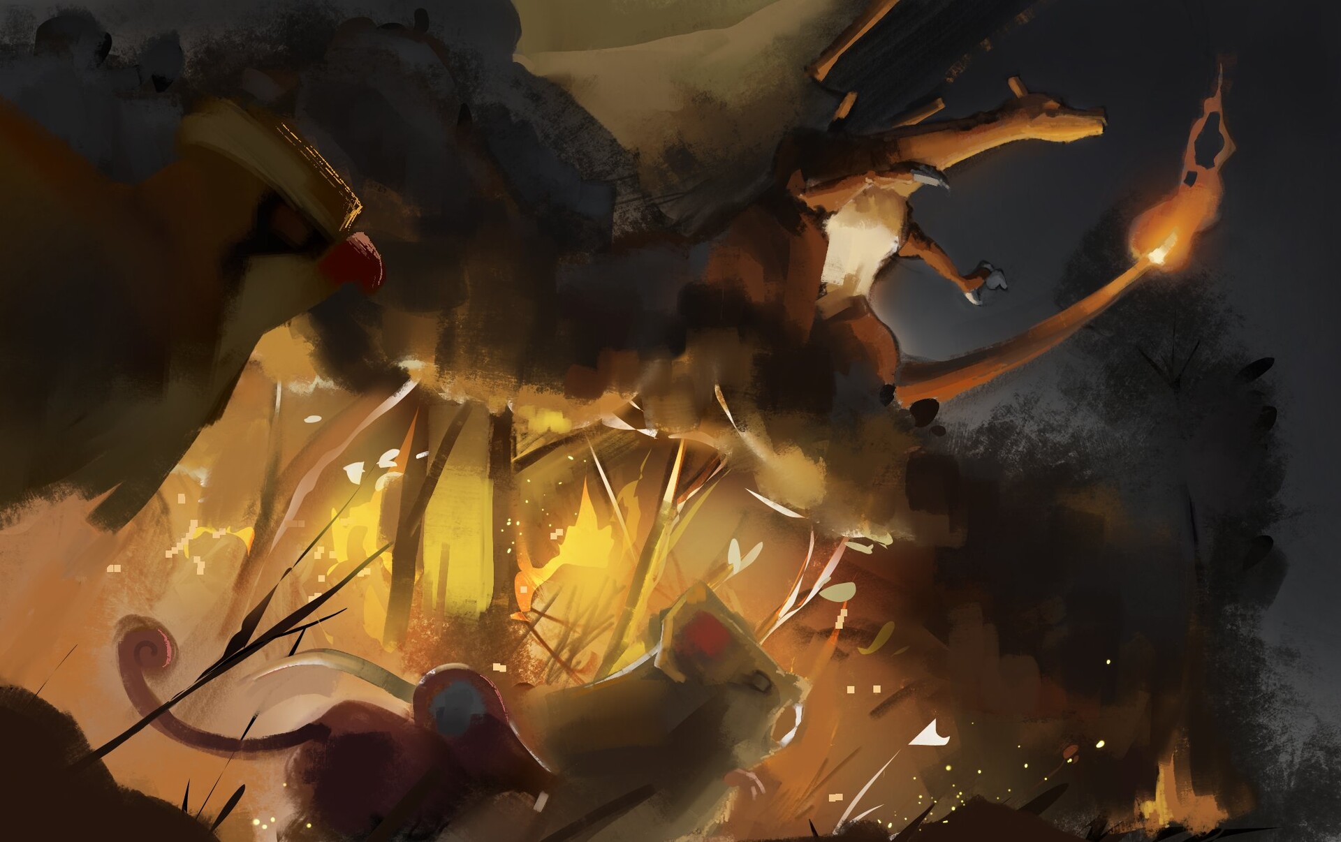 ArtStation - no bad lizardon