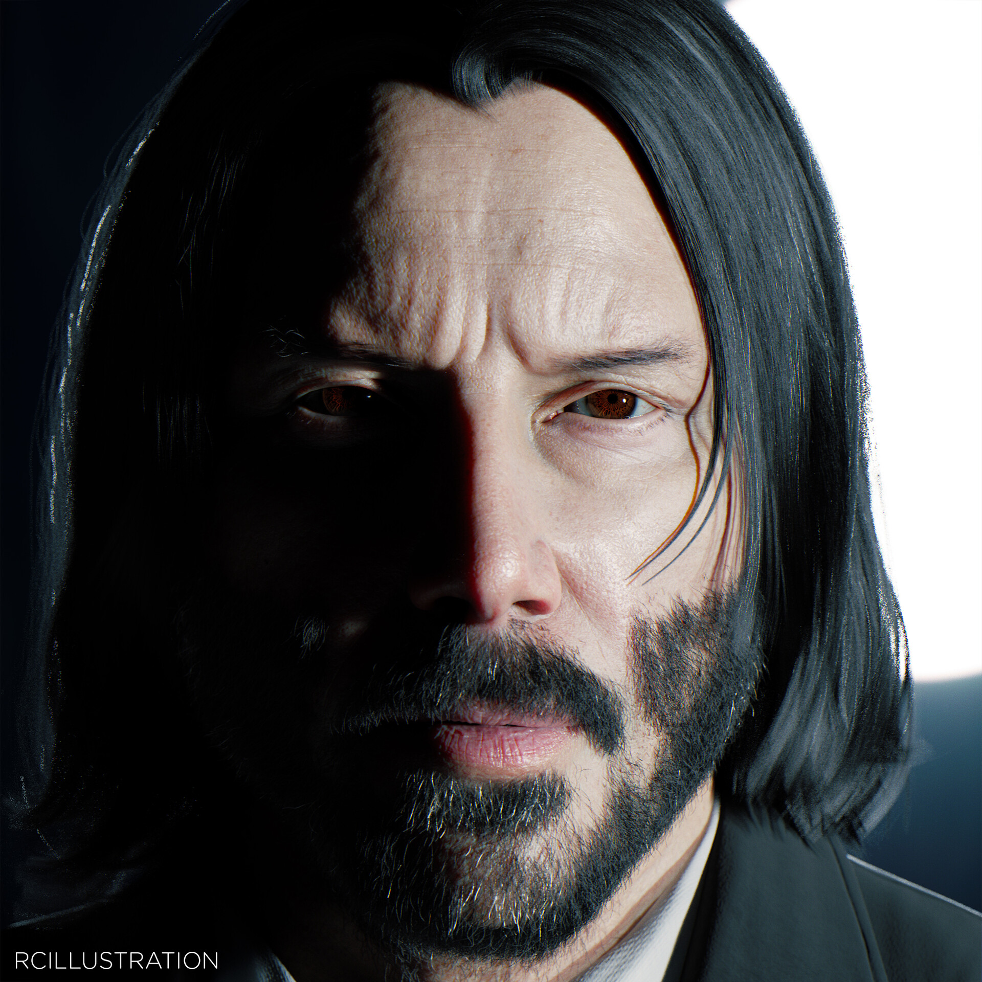 ArtStation - John Wick/Keanu Reeves