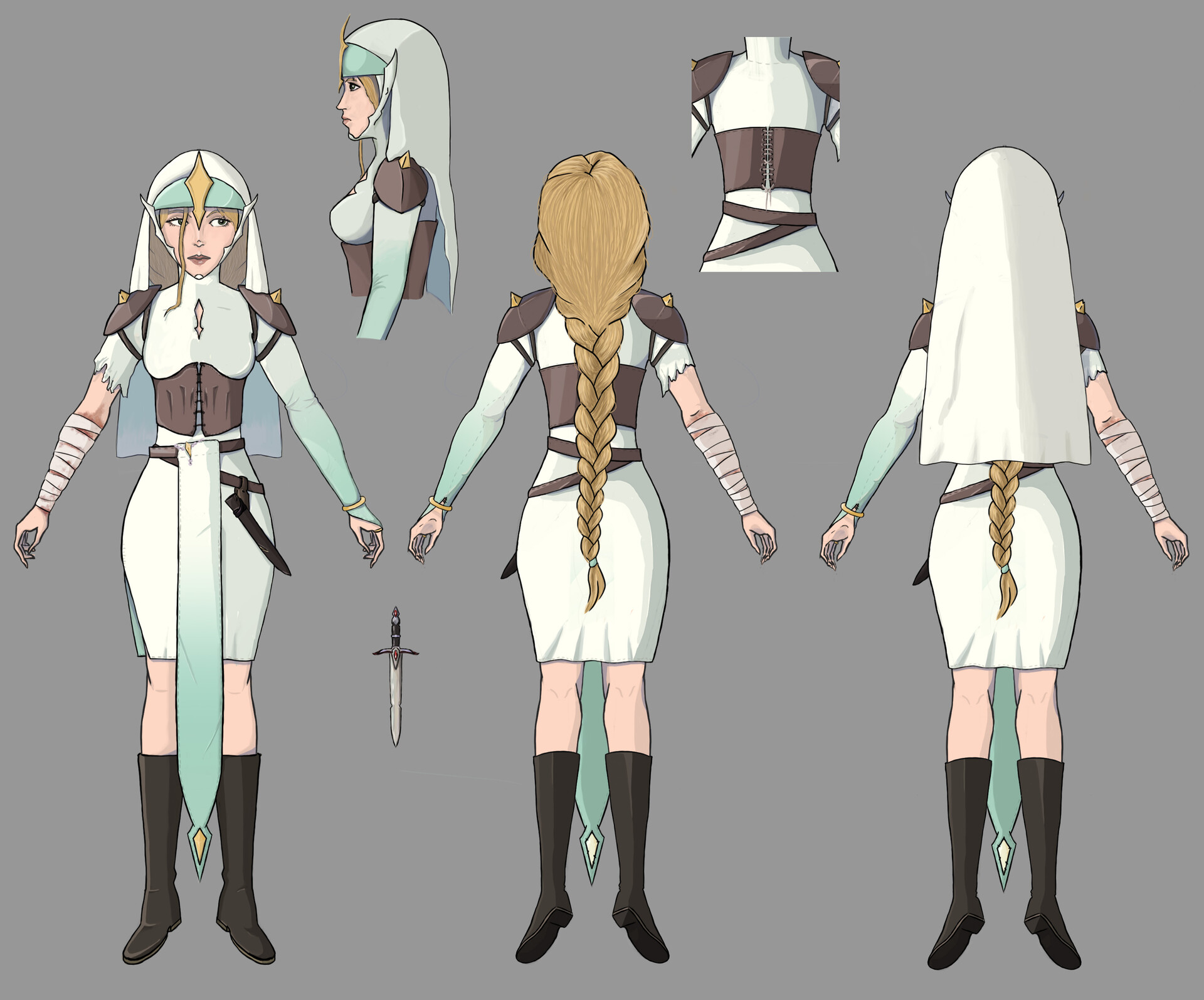 ArtStation - Projet de formation, Charadesign et Design d'environnement