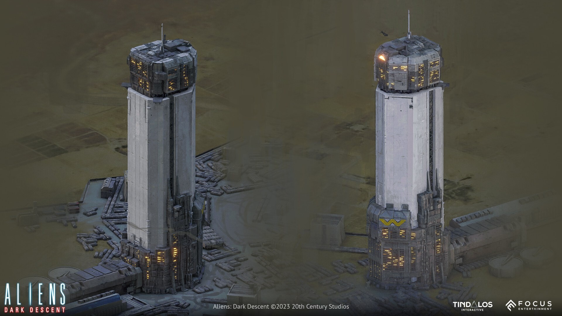 Sergey Kritskiy - Aliens: Dark Descent. Pharos Spire concepts