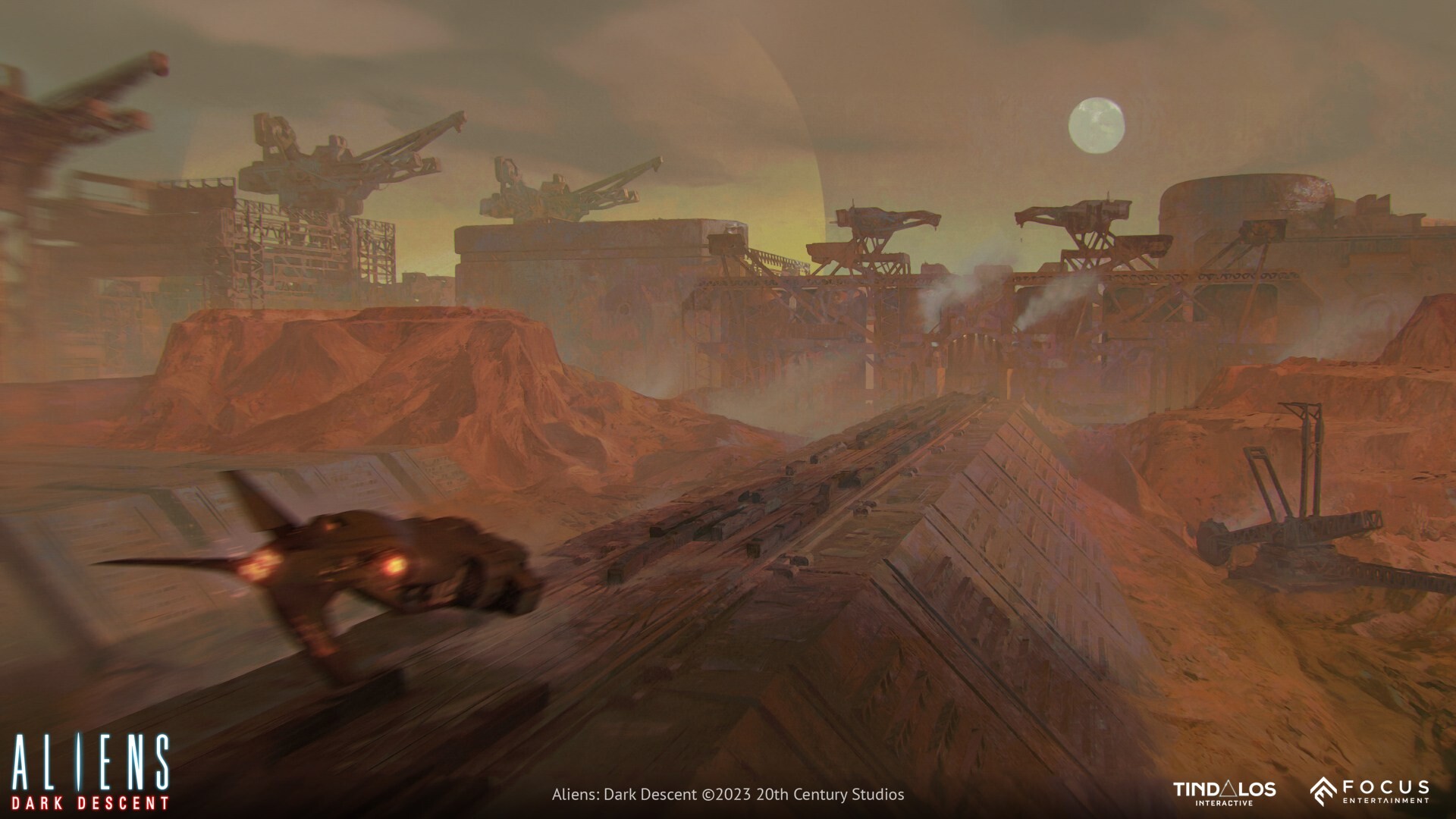 Sergey Kritskiy - Aliens: Dark Descent. Key Arts