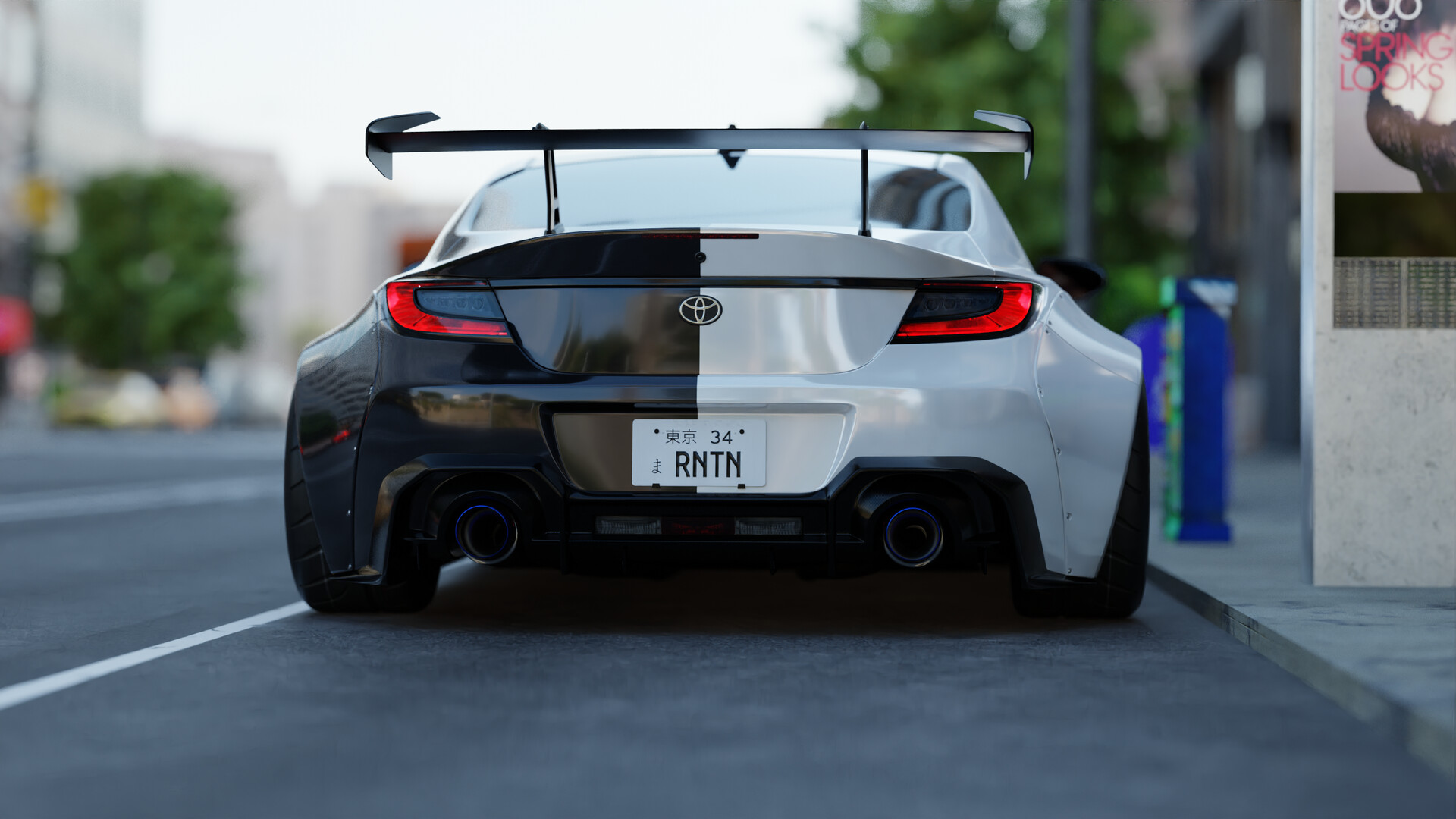 ArtStation - Split Toyota GR86 | Blender (No Colorgrade)