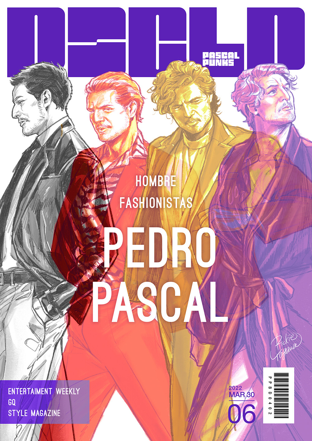 ArtStation - [Fanart] Fashion of Pedro Pascal