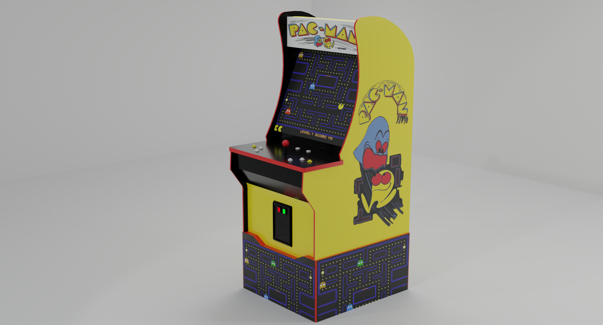 ArtStation - Pac man arcade machine