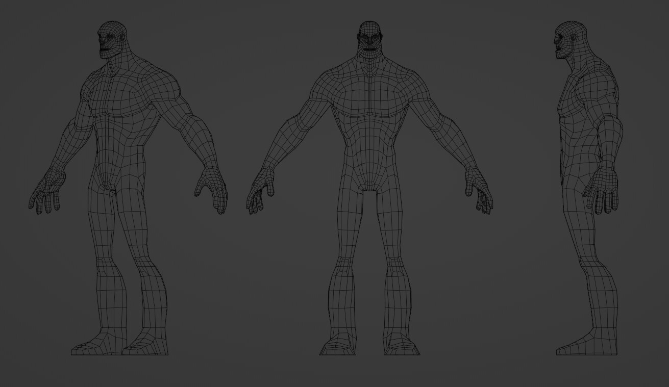 Sam Howard - Stylized Average Base Male Mesh