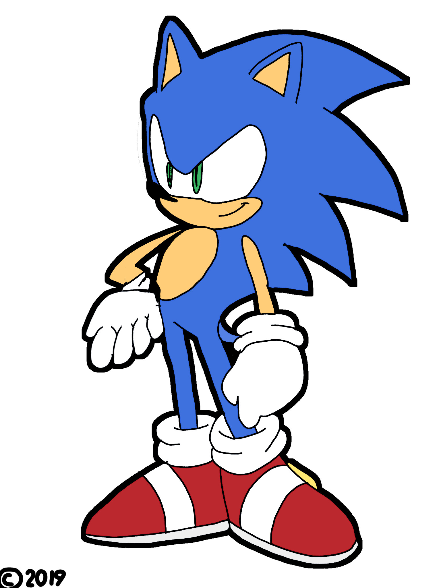 ArtStation - Sonic Drawing