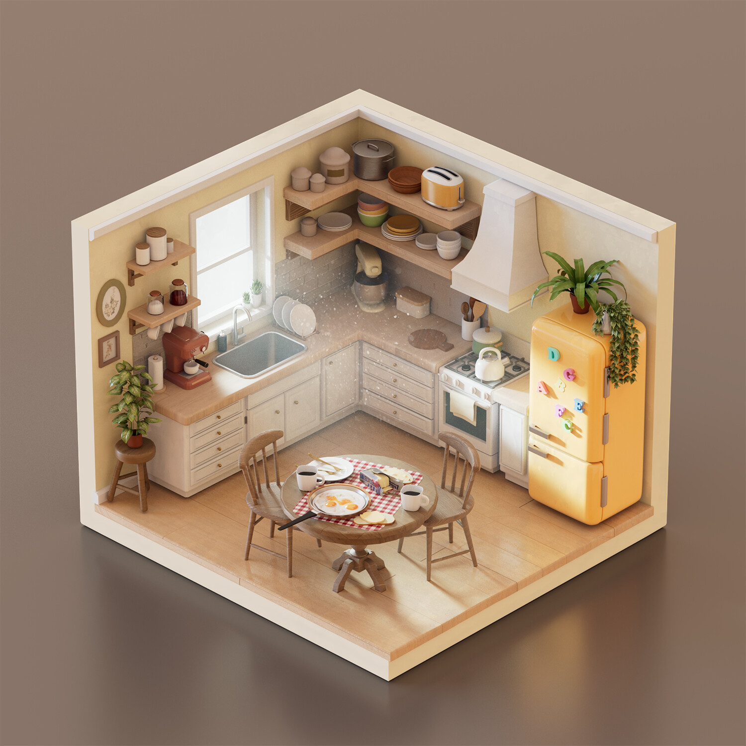ArtStation - Isometric Kitchen