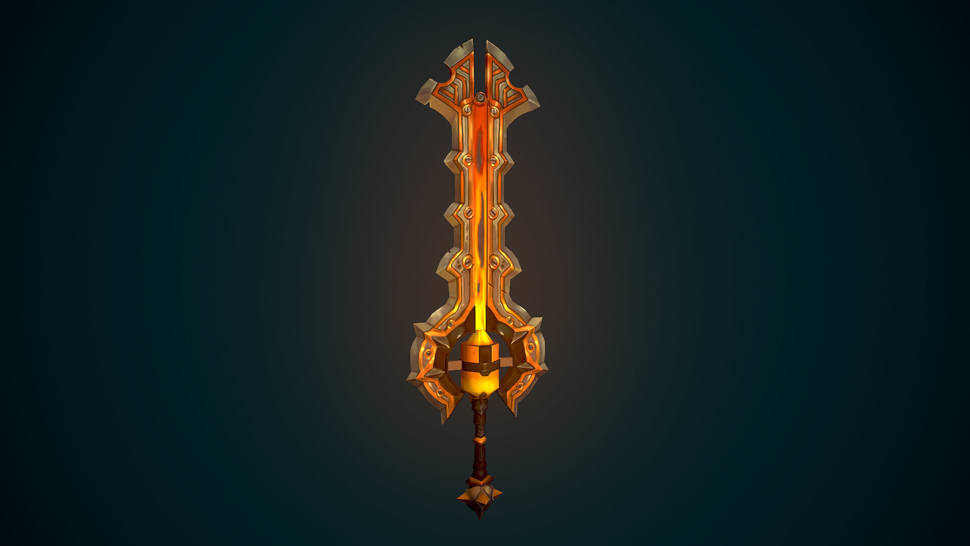 ArtStation - Lava sword