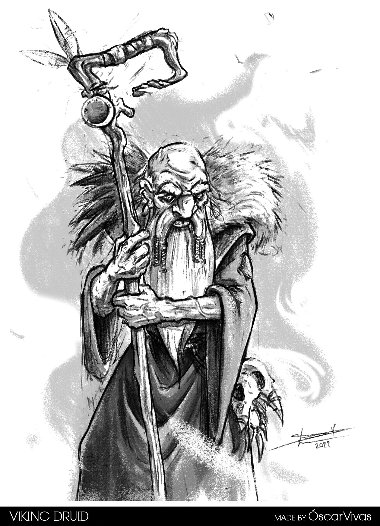 ArtStation - Viking Druid