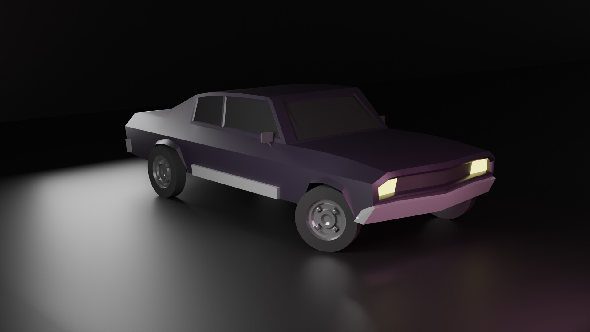 ArtStation - Low Poly Car