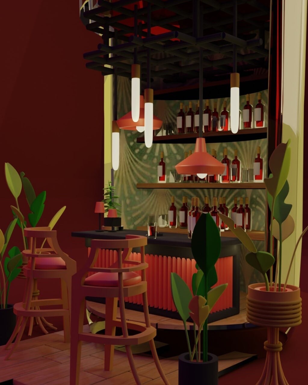 ArtStation - Tiny Campari bar