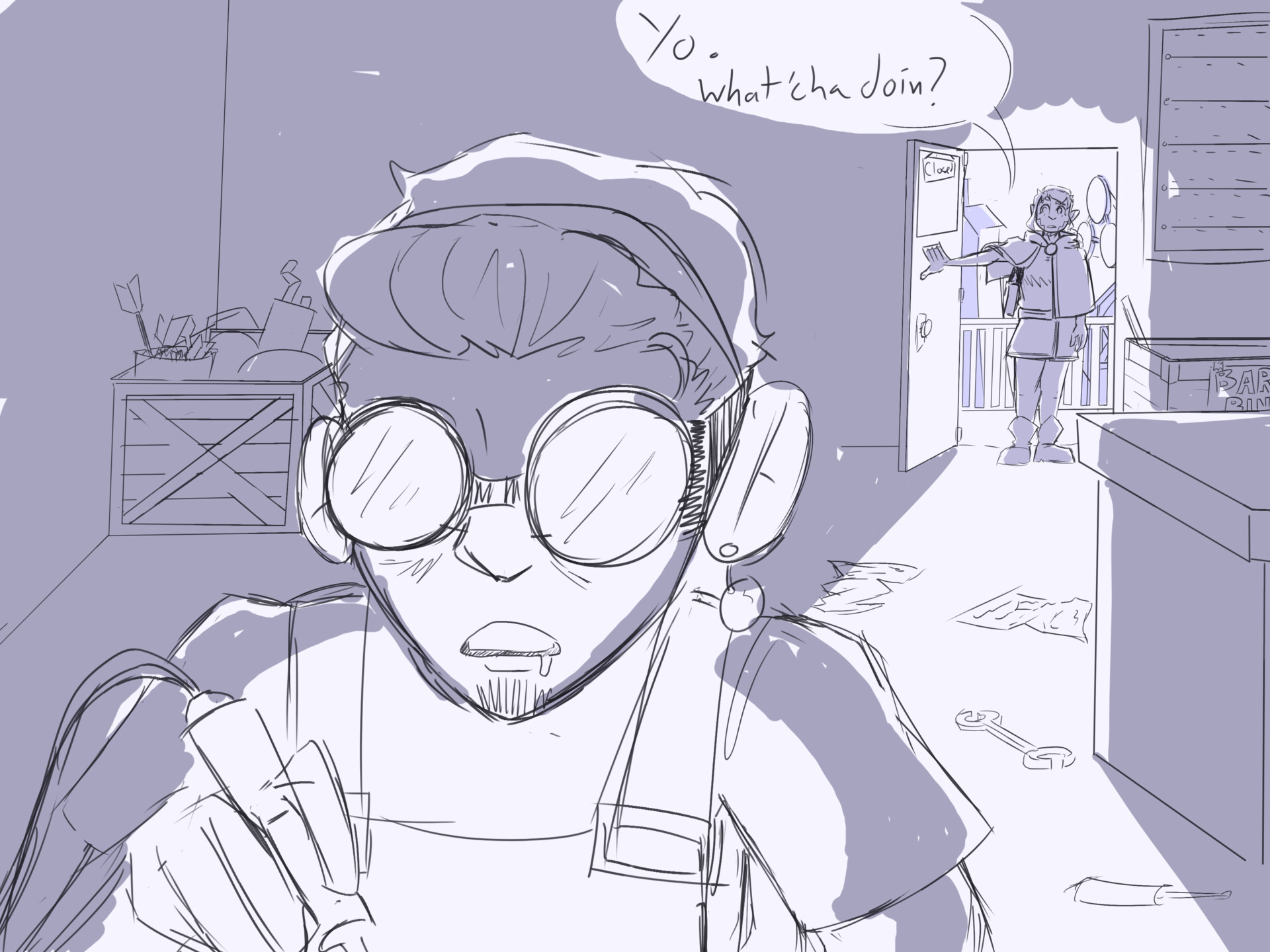 Neil Woodward - Webcomic Character Design