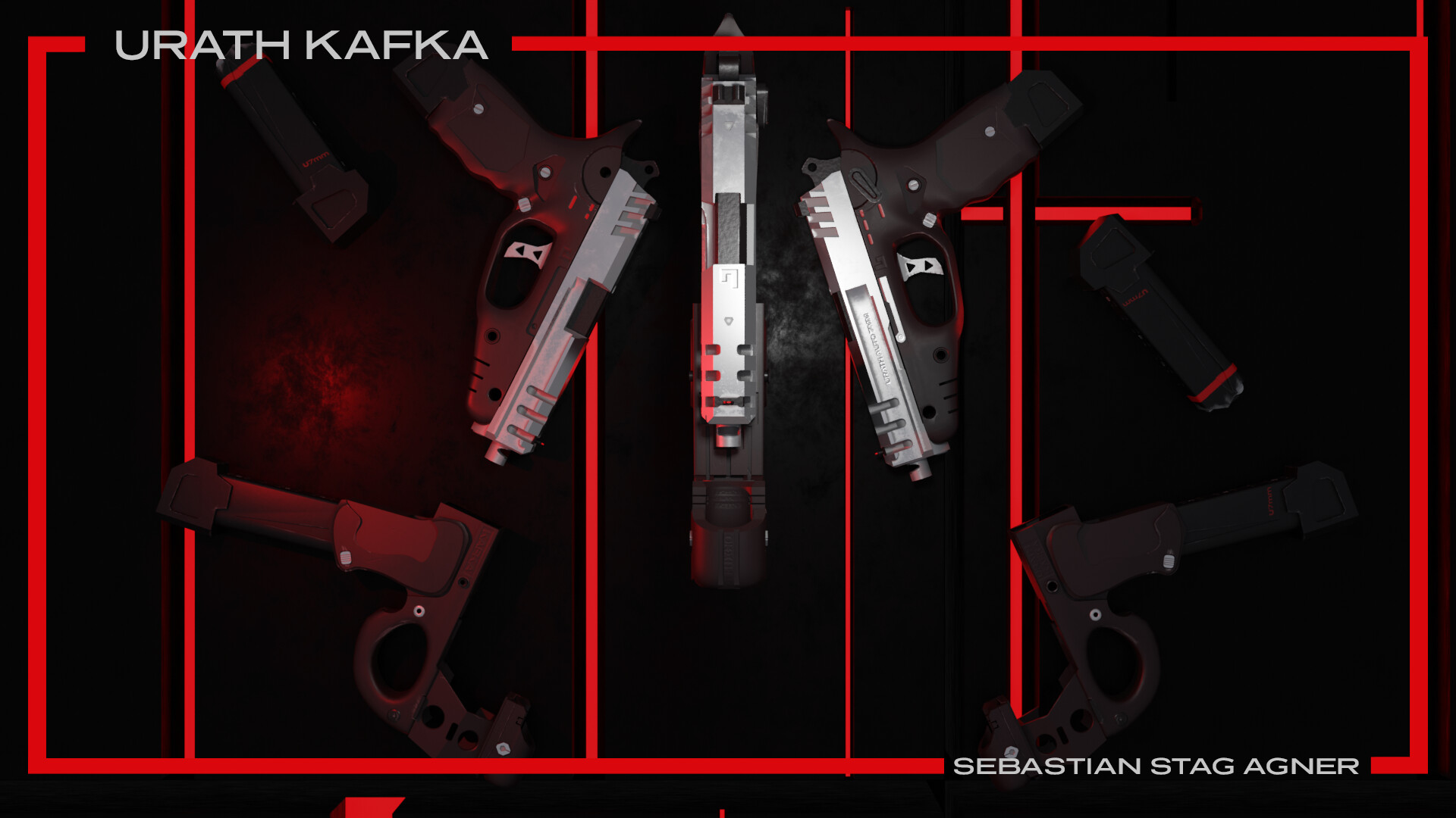 ArtStation - URATH KAFKA AUTOMATIC PISTOL