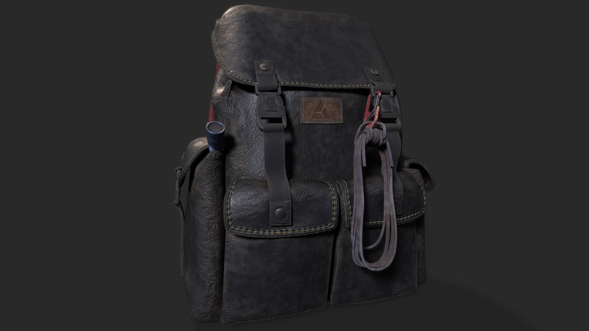 ArtStation - Leather Backpack
