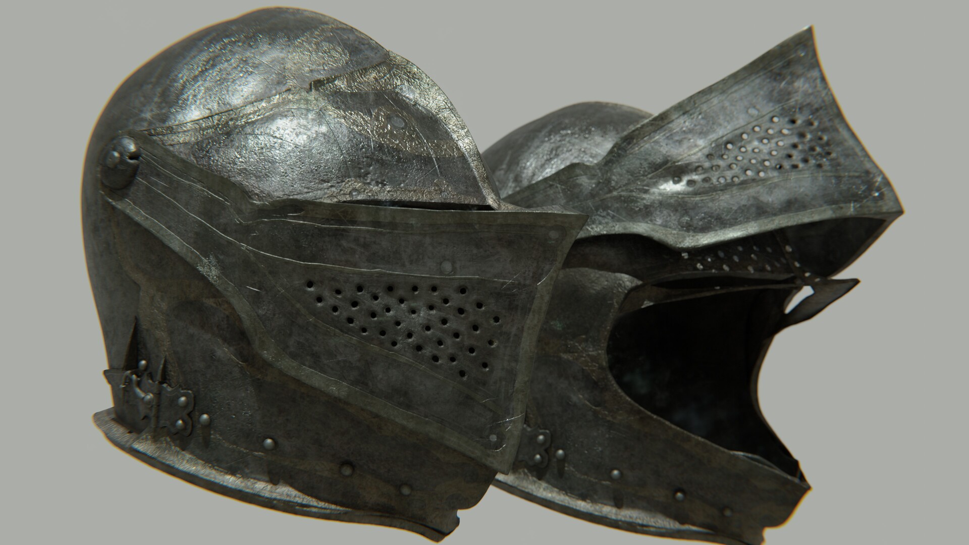 ArtStation - Jousting Helmet