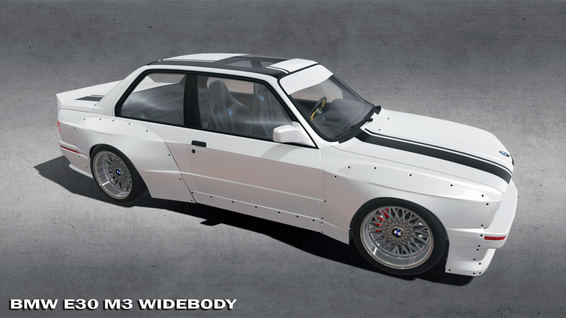 ArtStation - BMW E30 325i M3 Widebody