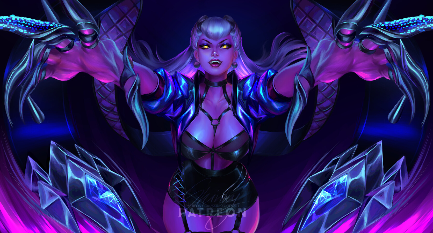 ArtStation - K/DA All out Evelynn