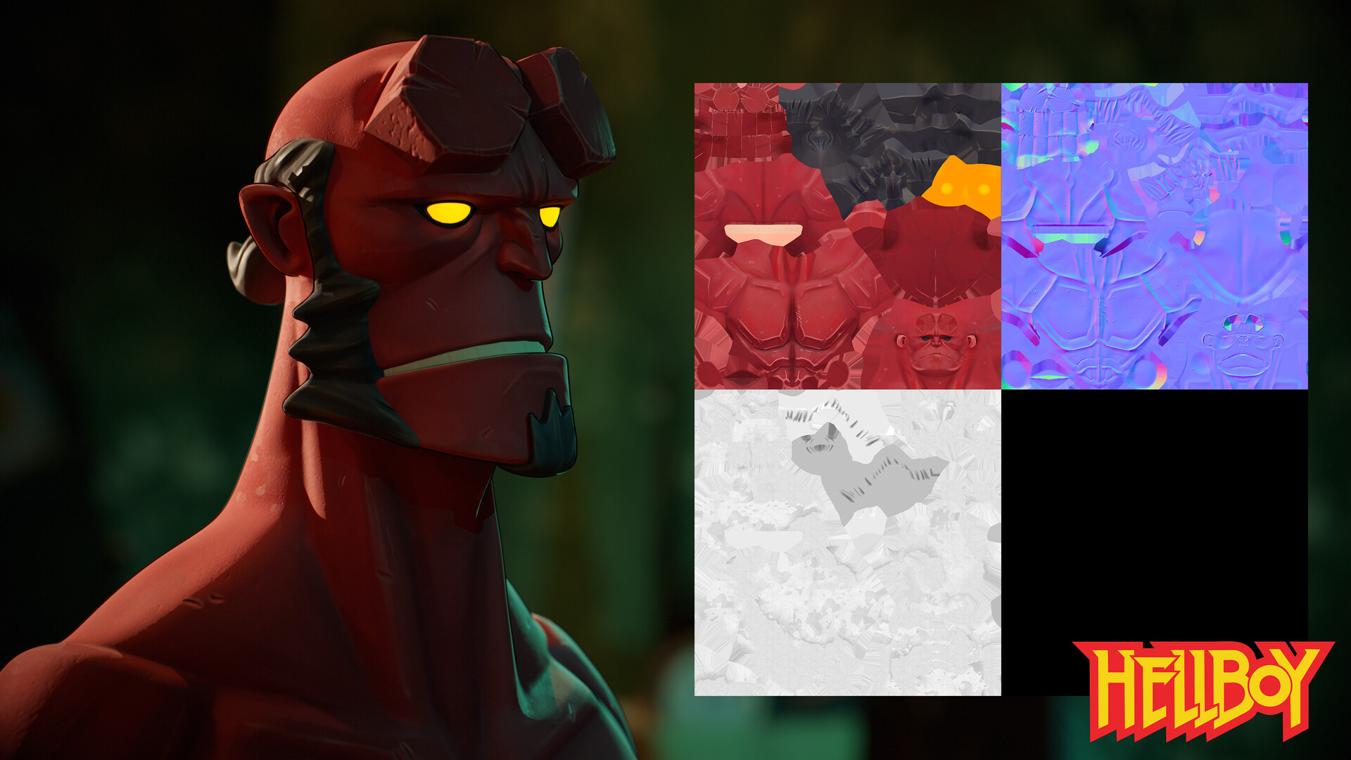Ricardo Sánchez Moreira - Hellboy Stylized