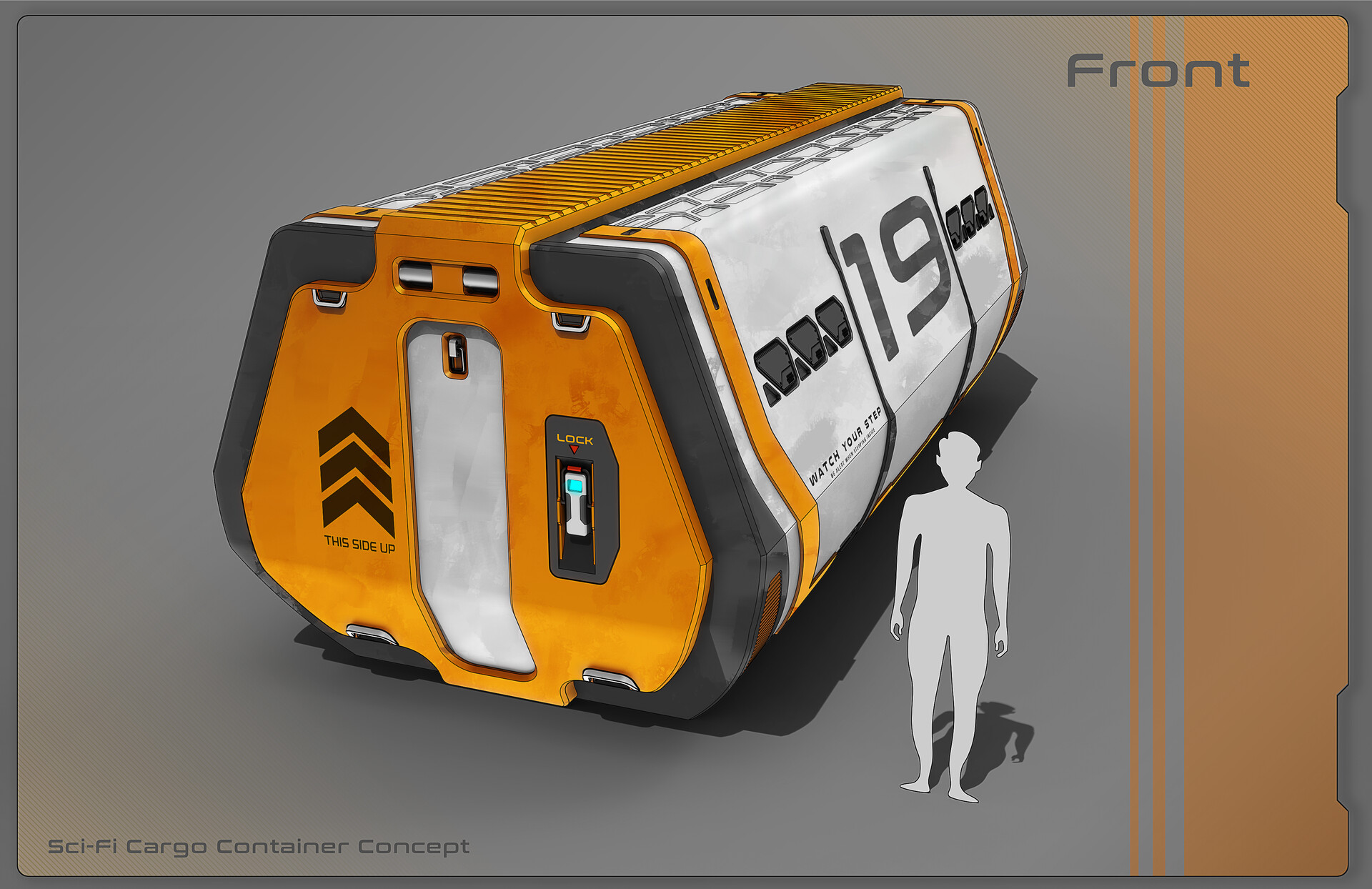 ArtStation - Sci-Fi Container Concept Art