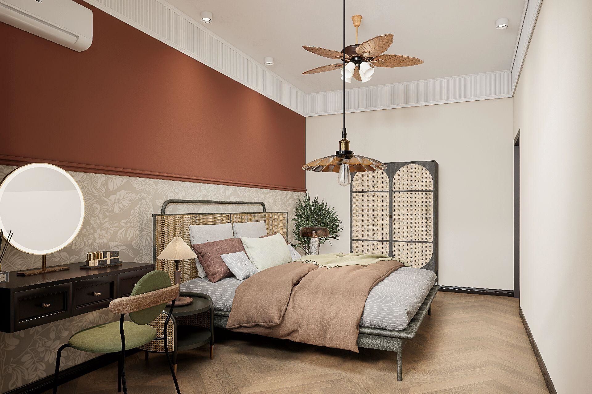 Grace Long - 3D interior visualization of Nanyang vintage villa