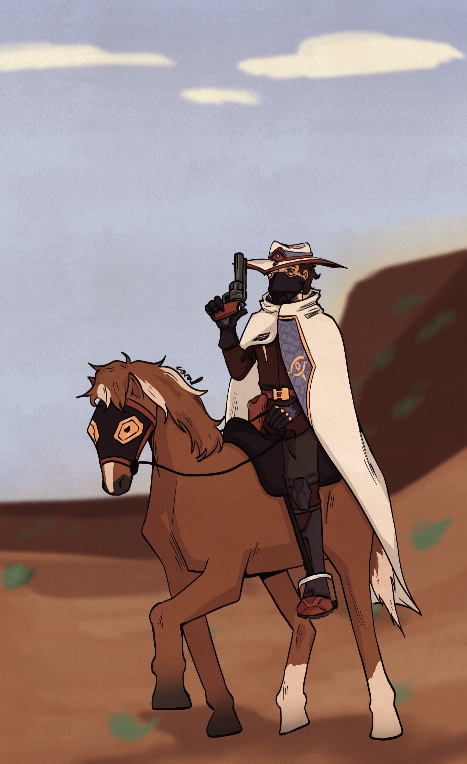 ArtStation - Cypher as a Cowboy